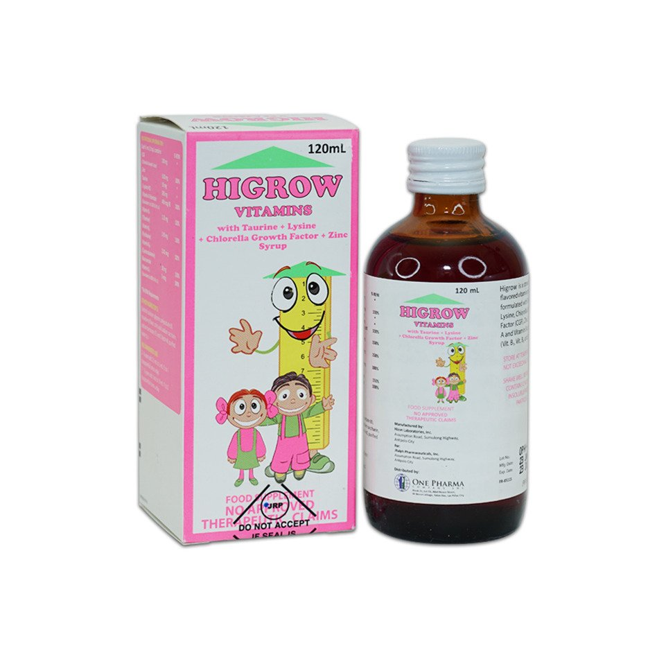 HIGROW Vitamins / Taurine / Lysine / Chlorella Growth Factor / Zinc ...